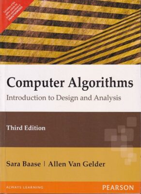 COMPUTER ALGORITHMS | SARA BAASE , ALLEN VAN GELDER | Pearson ...