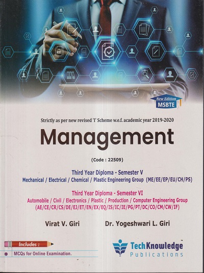 Management | Virat Giri,Yogeshwari Giri | TechKnowledge Publications | Pragationline.com