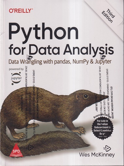 OREILLY PYTHON FOR DATA ANALYSIS | WES MCKINNEY | Shroff Publishers and ...