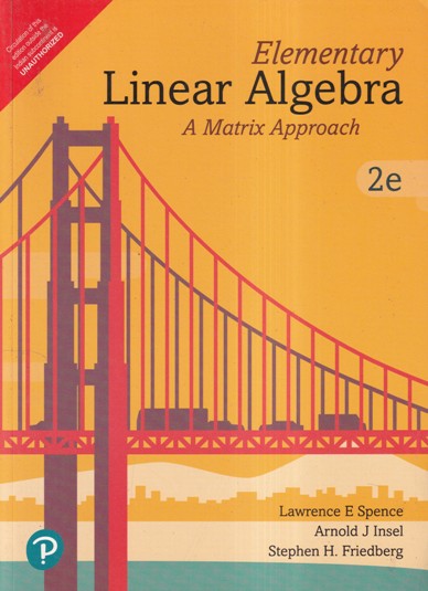 ELEMENTARY LINEAR ALGEBRA A MATRIX APPROACH | PEARSON | Pragationline.com