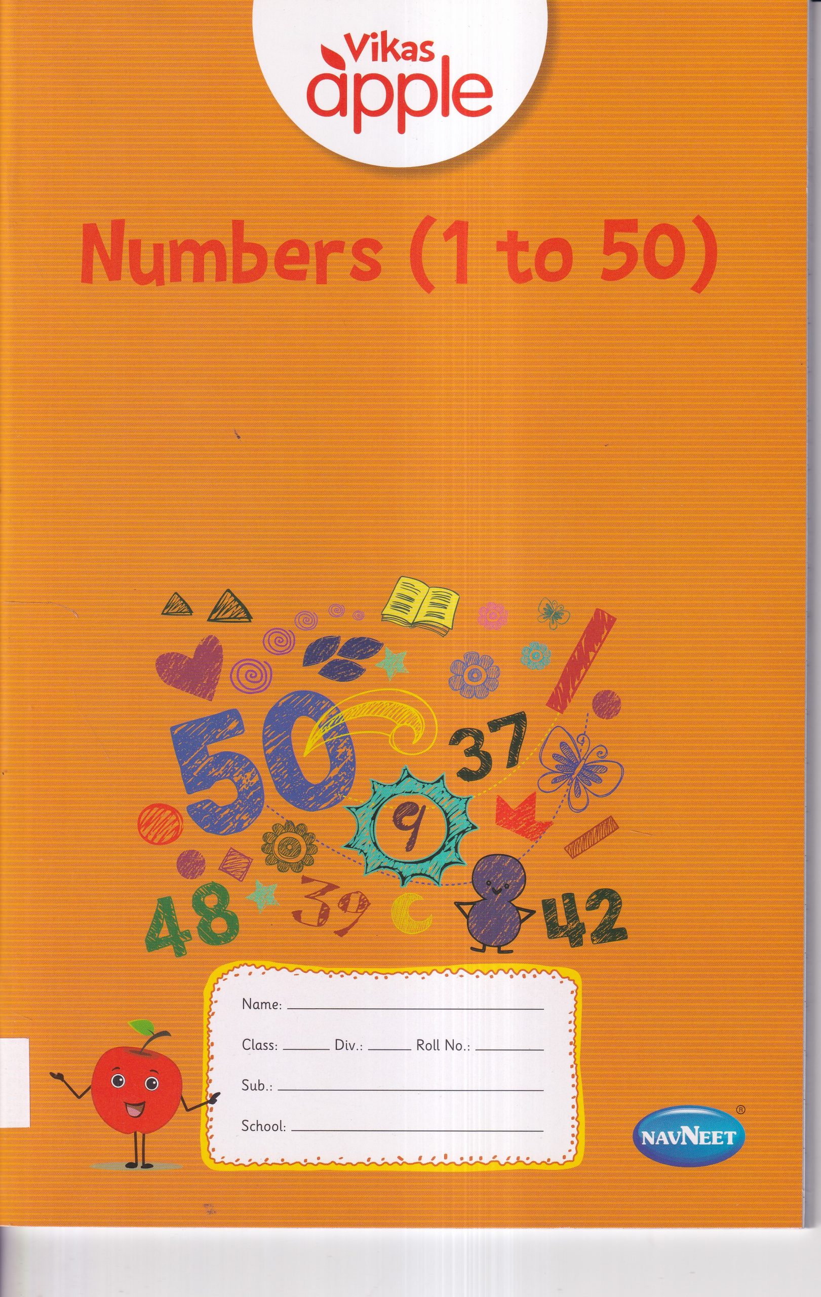 VIKAS APPLE NUMBERS 1 TO 50 Navneet Education Ltd Pragationline
