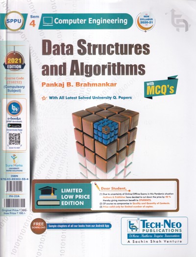 DATA STRUCTURES AND ALGORITHMS- PANKAJ B. BRAHMANKAR | Pragationline.com