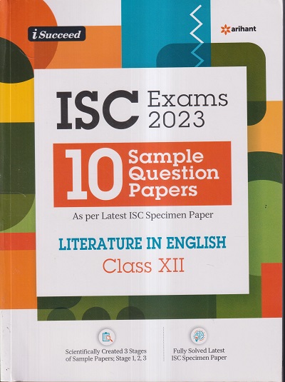 ISC 10 SAMPLE QUESTION PAPERS 2023 LITERATURE IN ENGLISH CLASS- XII ...
