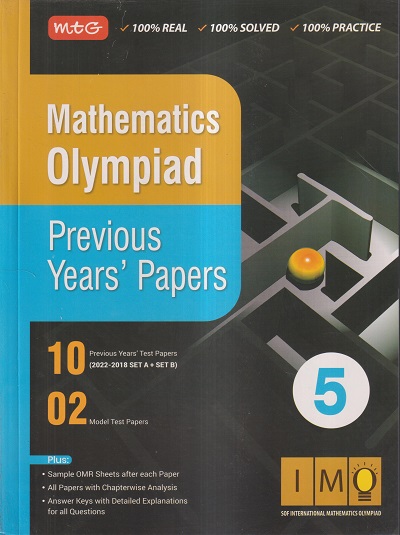 MATHEMATICS OLYMPIAD PREVIOUS YEARS’ PAPERS CLASS-5 | MTG ...