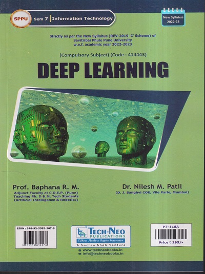 DEEP LEARNING INFORMATION TECHNOLOGY SEM 7 SPPU | PROF. BAPHANA R.M ...