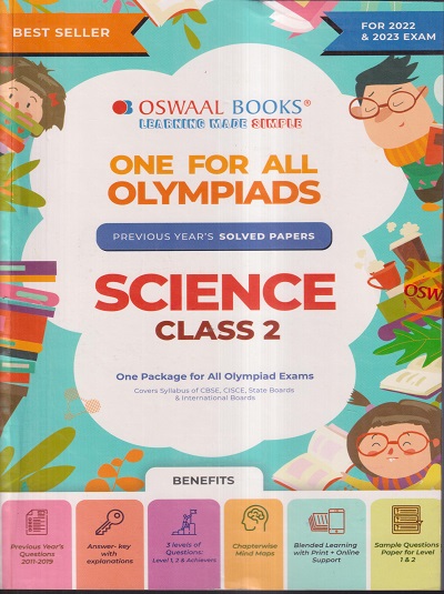 ONE FOR ALL OLYMPIADS (PREVIOUS YEARs SOLVED PAPERS) SCIENCE Class 2 ...
