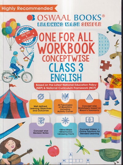 ONE FOR ALL WORKBOOK CONCEPTWISE CLASS-3 ENGLISH | OSWAL BOOKS ...