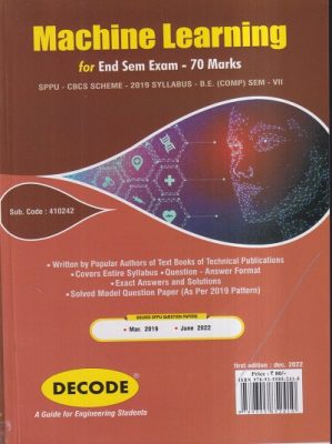 DECODE MACHINE LEARNING (COMPUTER ENGINEERING SEM 7) SPPU | IRESH A. DHOTRE | TECHNICAL ...