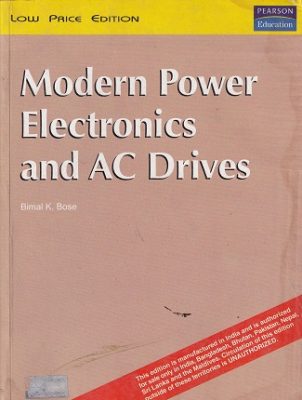 SECOND HAND BOOK | MODERN POWER ELECTRONICS AND AC DRIVE | BIMAL K BOSE ...