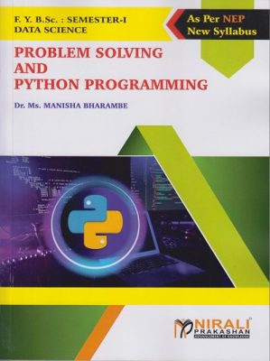 PROBLEM SOLVING AND PYTHON PROGRAMMING for FY BSc (Data Science ...