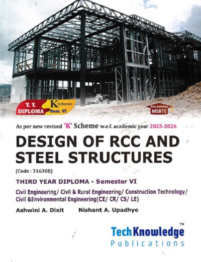 DESIGN OF RCC AND STEEL STRUCTURES | ASHWINI A DIXIT | TECHKNOWLEDGE ...